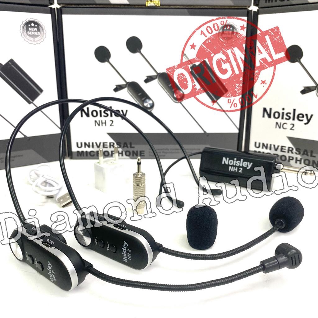 Jual Microphone Wireless Noisley Nh2 Original Mic Headset Bando Nh 2 ...