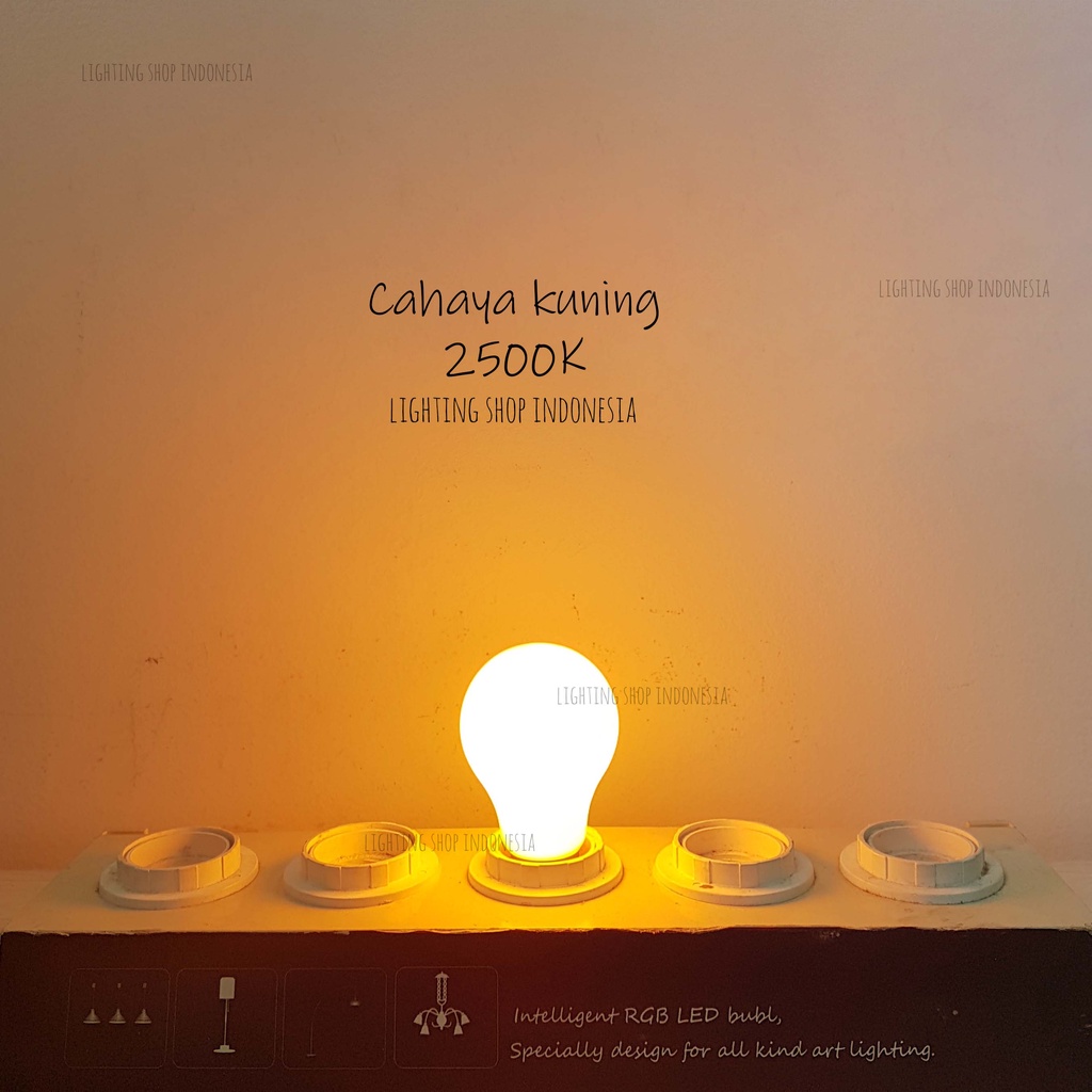 Jual Bohlam Lampu LED 5watt E27 Cahaya Kuning | Shopee Indonesia