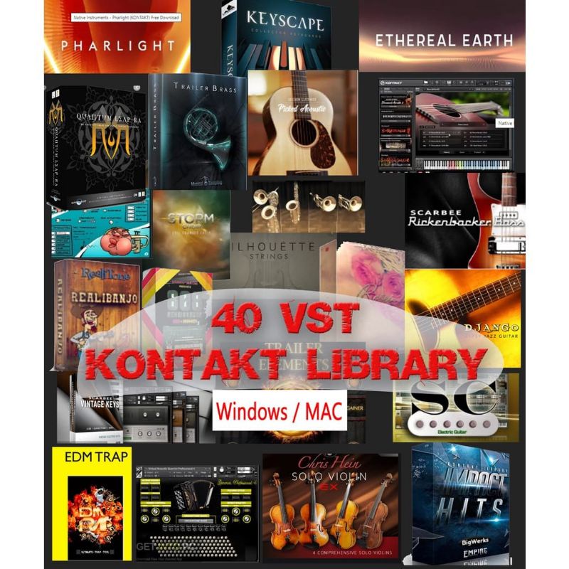 Jual 40 VST KONTAKT LIBRARY | Shopee Indonesia