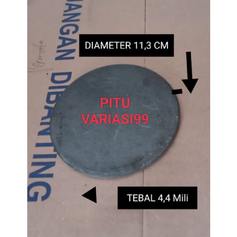 Jual PLAT BESI BULAT/TAPAK LAYOS Diameter 11,3 cm tebal 4,4mili ...