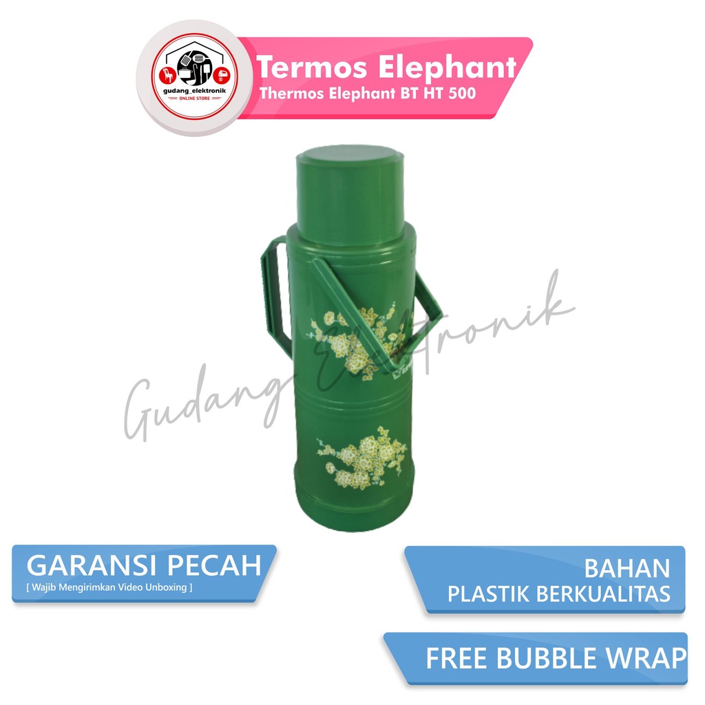 Jual Termos Kapasitas 2 Liter Warna Random Thermos Elephant BT HT 500 ...