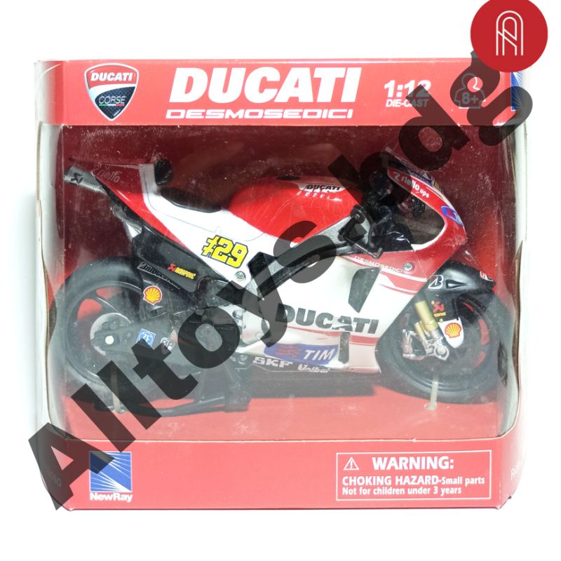 Jual Diecast Miniature Motor Ducati Desmosedici 1:12 | Shopee Indonesia