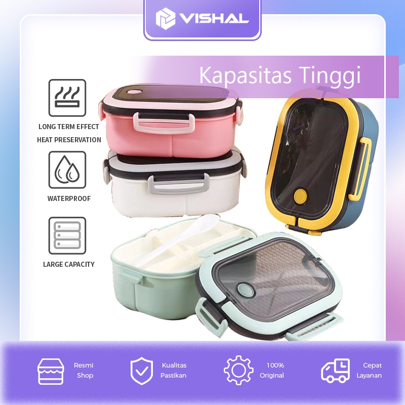 Jual VISHAL Lunch Box Kotak Makan Anti Tumpah/ Kotak Tempat Makan Lunch ... Jual VISHAL Lunch Box Kotak Makan Anti Tumpah/ Kotak Tempat Makan Lunch ...