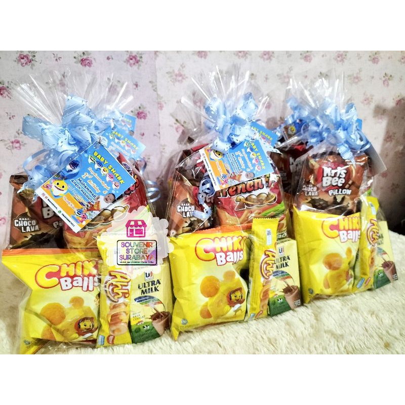 Jual Snack Ultah Krekep || Paket Snack Kemas Pita || Snack Ultah Hemat ...