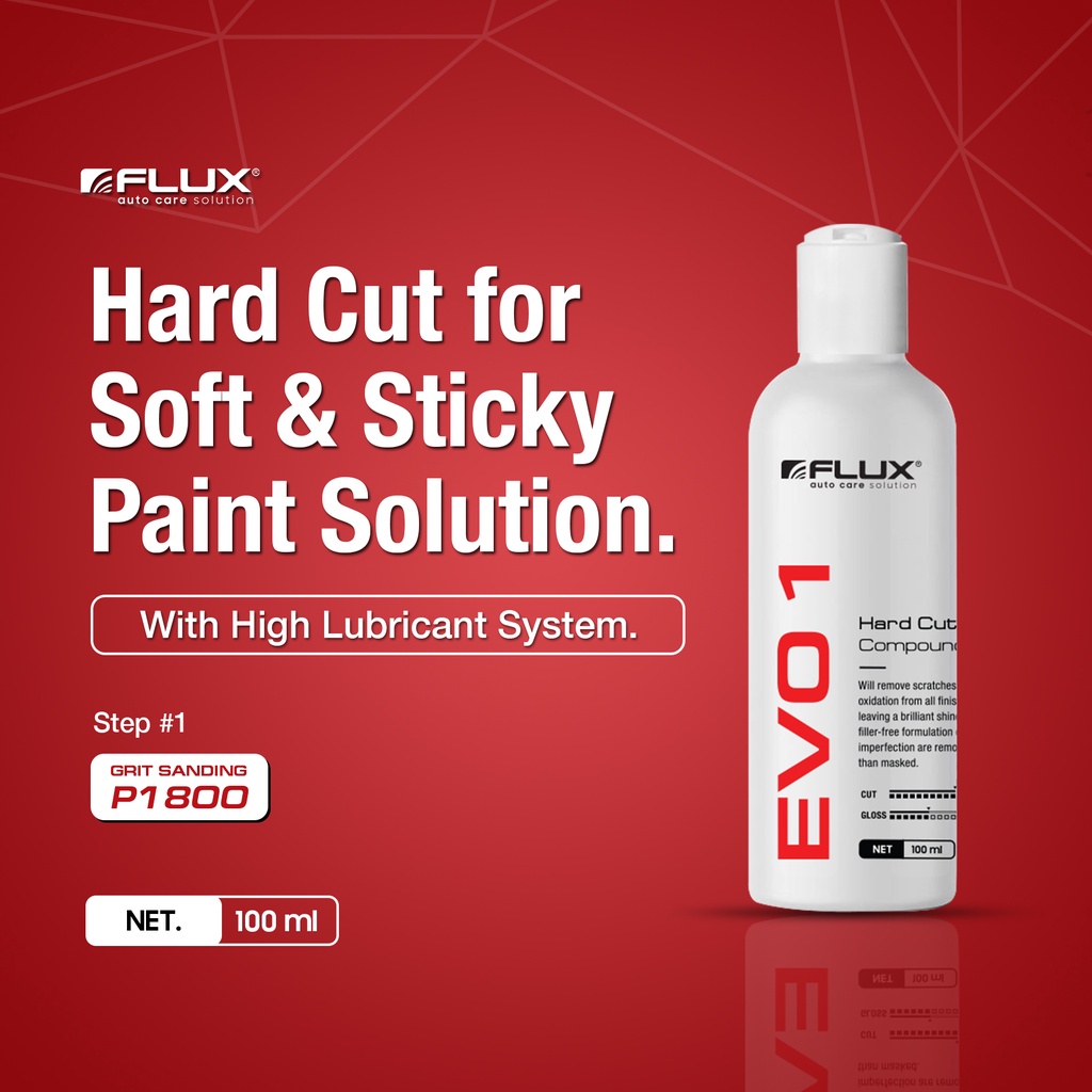 Jual FLUX EVO 1 - FLUX HARD COMPOUND MOBIL- NO DUST- COMPOUND PREMIUM ...