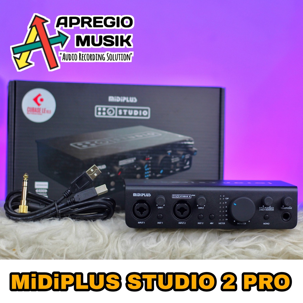 Jual Midiplus Studio 2 PRO USB soundcard For Studio Recording | Shopee ...