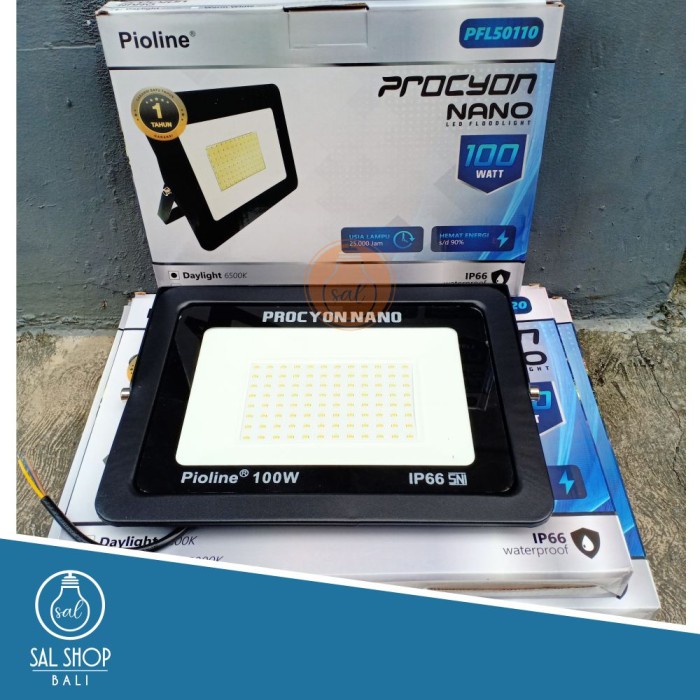Jual PROMO Lampu Sorot LED PIOLINE PROCYON 100 200 300 W Nano / LAMPU TAMAN - 100w | Shopee ...