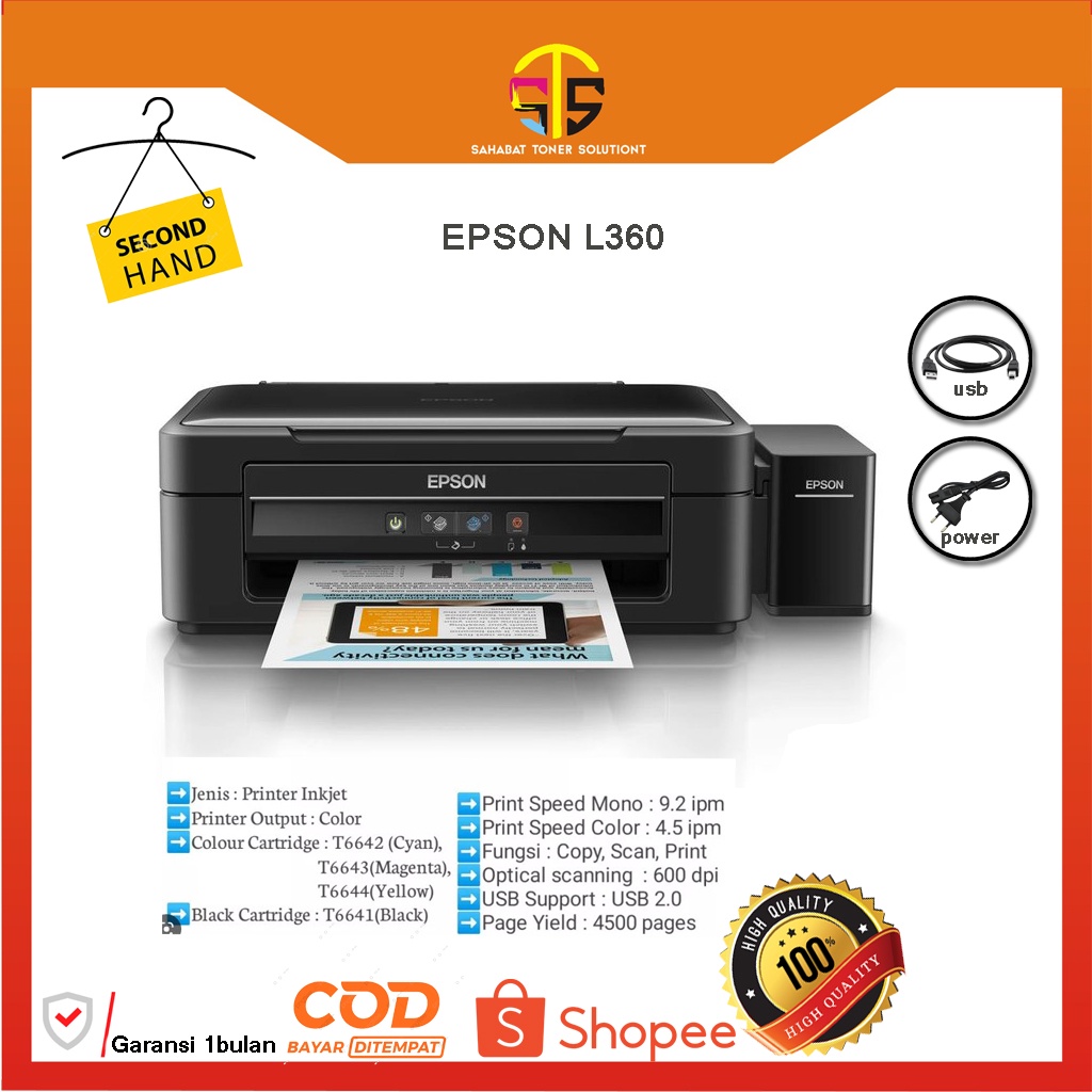 Jual PRINTER EPSON L360 berkualitas | Shopee Indonesia