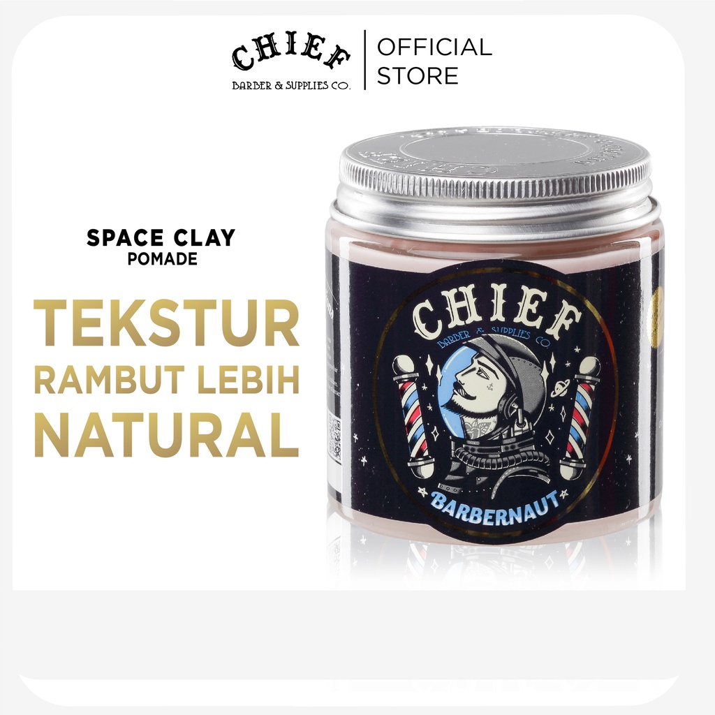 Jual CHIEF SPACE CLAY - Men's Hair Styling Water Based Clay 4,2oz ...