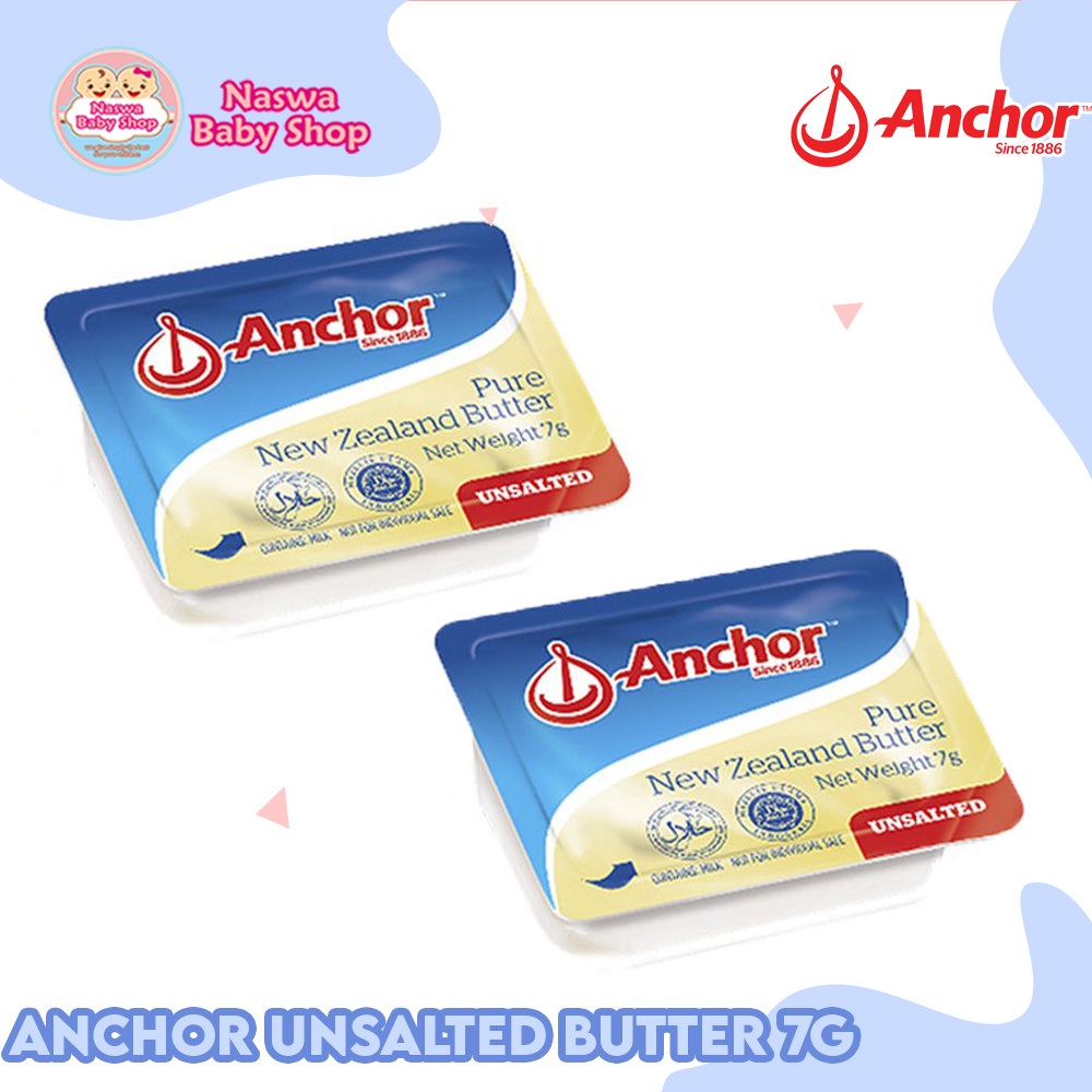 Jual Anchor Unsalted Butter 7g Lemak Tambahan MPASI | Shopee Indonesia