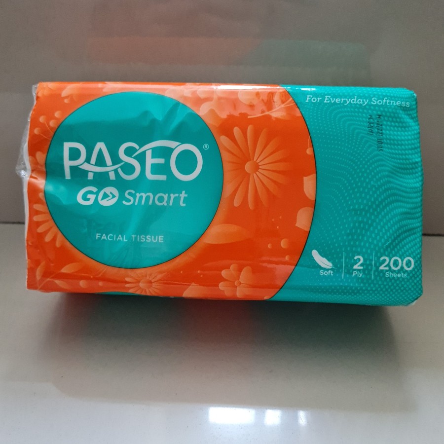 Jual Paket 4 pc Tissue Paseo Go Smart Pack 200 sheet | Shopee Indonesia