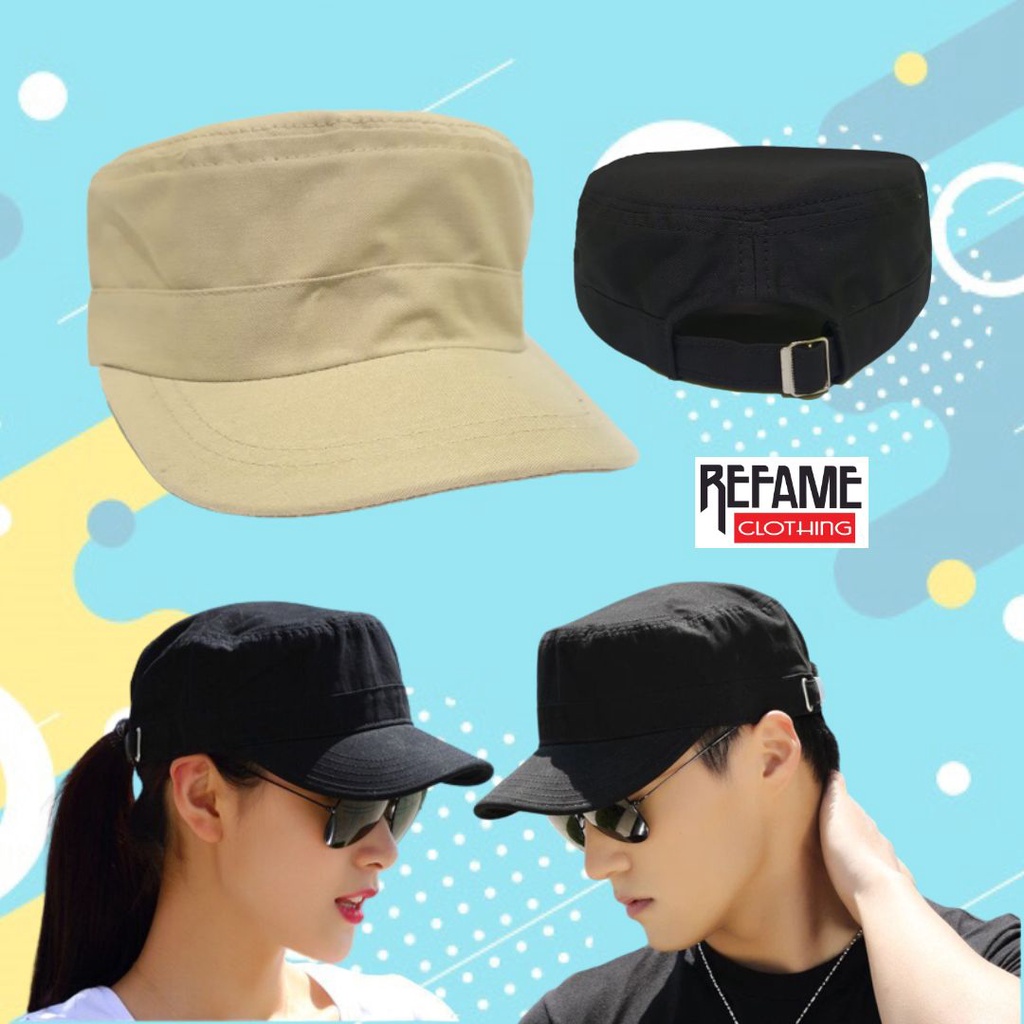 Jual Topi Pria Topi Gaul Topi Main Topi Komando Rel Besi Aktivitas ...