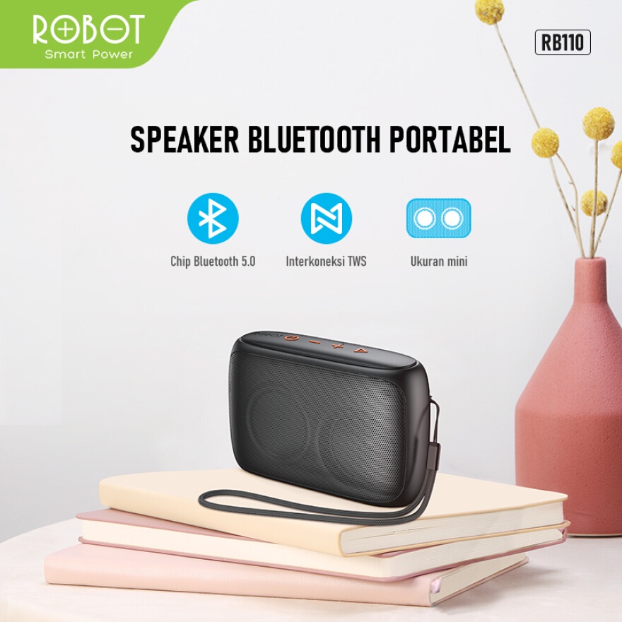 Jual Speaker Robot Bluetooth RB110 5.0 TWS - Black | Shopee Indonesia