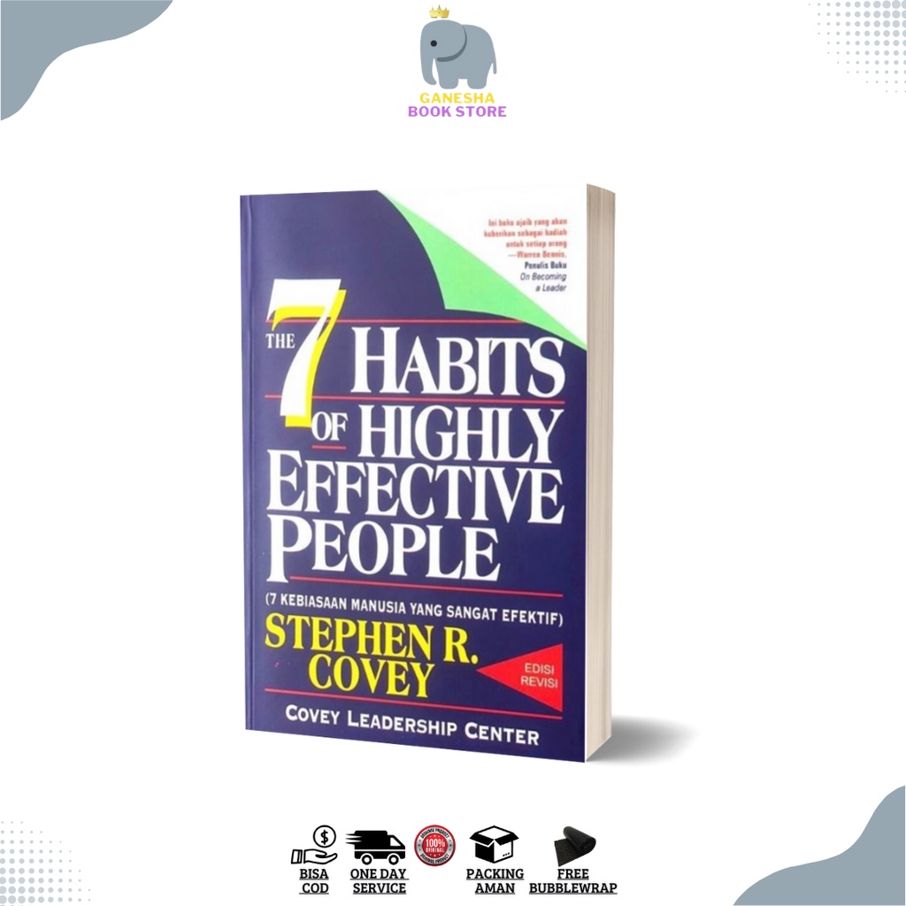 Jual Buku The 7 Habits of Highly Effective People by STEPHEN R. COVEY (ORIGINAL) | Shopee Indonesia