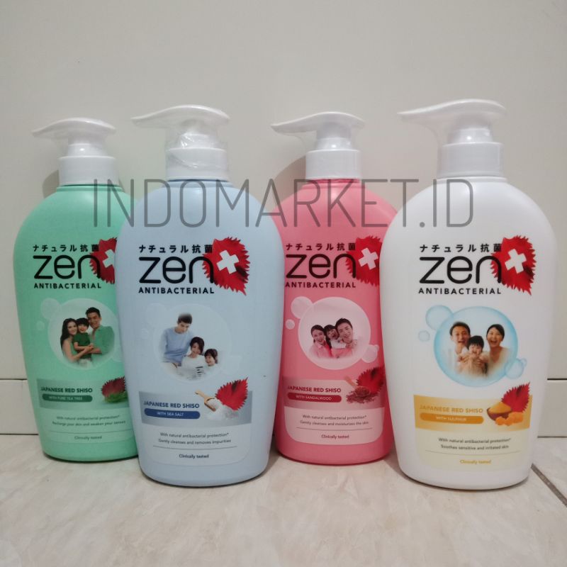 Jual INDOMARKET.ID / ZEN BOTOL SABUN CAIR ZEN 500ML BODY WASH PUMP ...