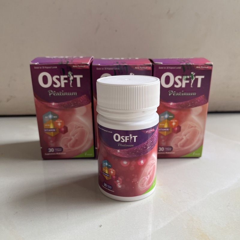Jual Osfit Platinum 30 Kapsul Multivitamin Ibu Hamil Expired 2024 ...