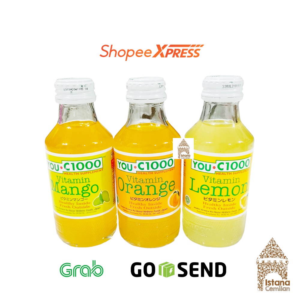 Jual You C1000 / You C 1000 Minuman Vitamin C Lemon / Orange / Mango ...