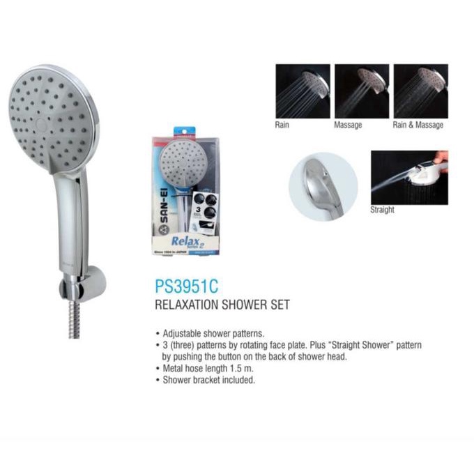 Jual Relaxation shower set SAN-EI PS3951C paling rame | Shopee Indonesia