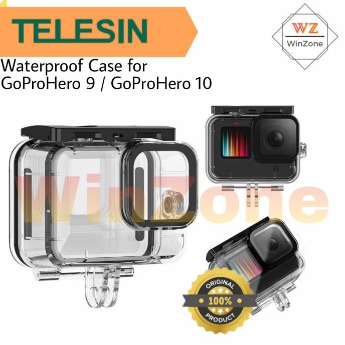 Jual Telesin Waterproof Housing Diving Case For Gopro Hero 9 / Hero 10 | Shopee Indonesia