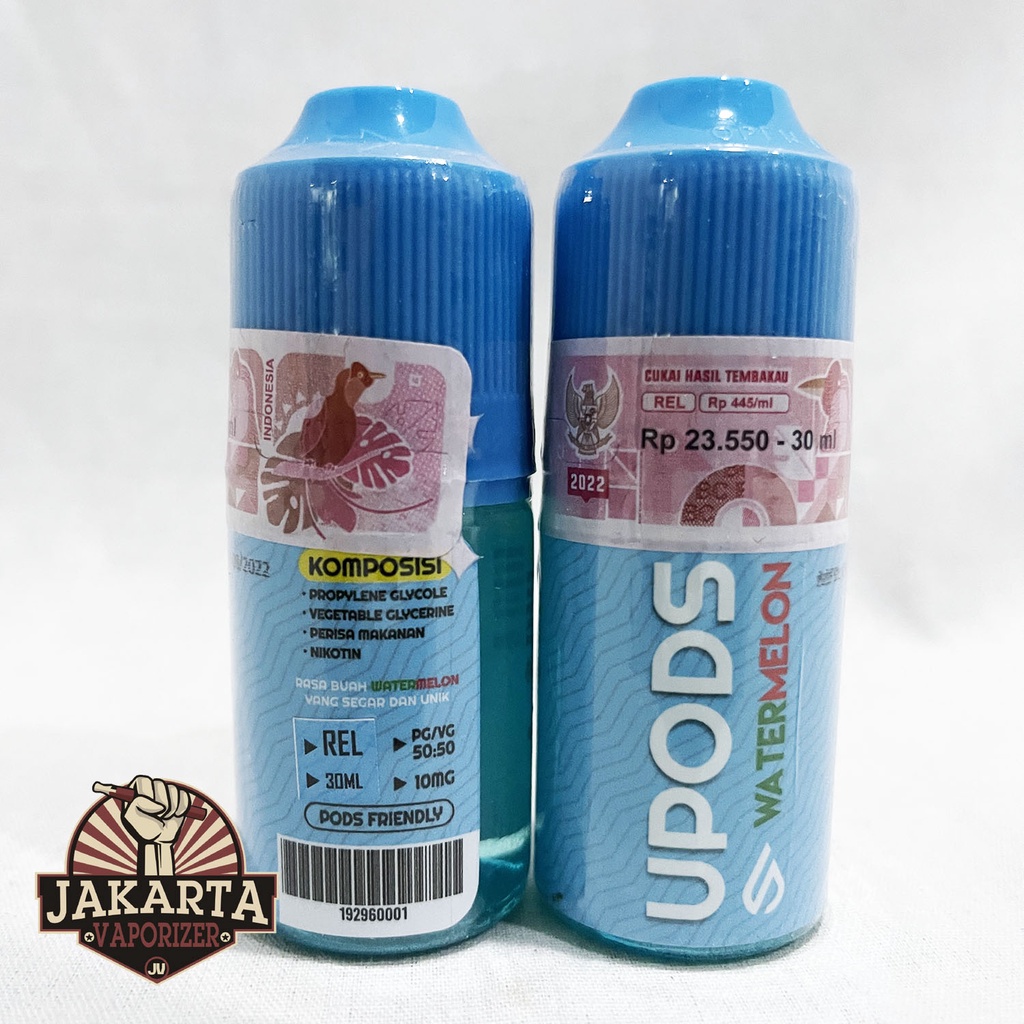 Jual [SALT] UPODS WATERMELON 30ML 10MG BY UPODS JUICE CARTEL SALT ...