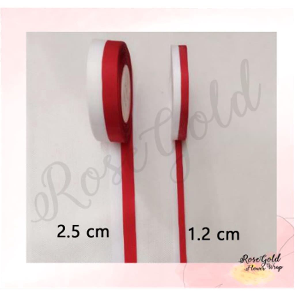 Jual FLAG RIBBON SOLID COLOR / Pita Merah Putih Bendera Indonesia ...