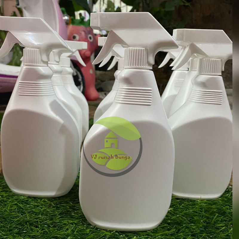 Jual Botol sprayer kispray HDPE putih tebal 500ml | Shopee Indonesia