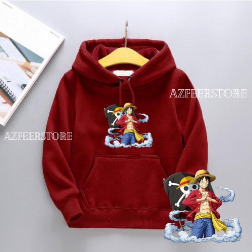 Jual Jaket Anak Laki Laki ONE PIECE LUFFY / Sweater Anak One Piece ...