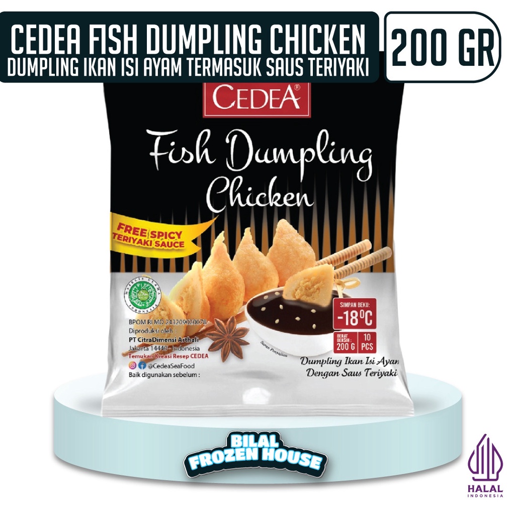 Jual Cedea Fish Dumpling Chicken - Dumpling Ikan Isi Ayam | Shopee ...