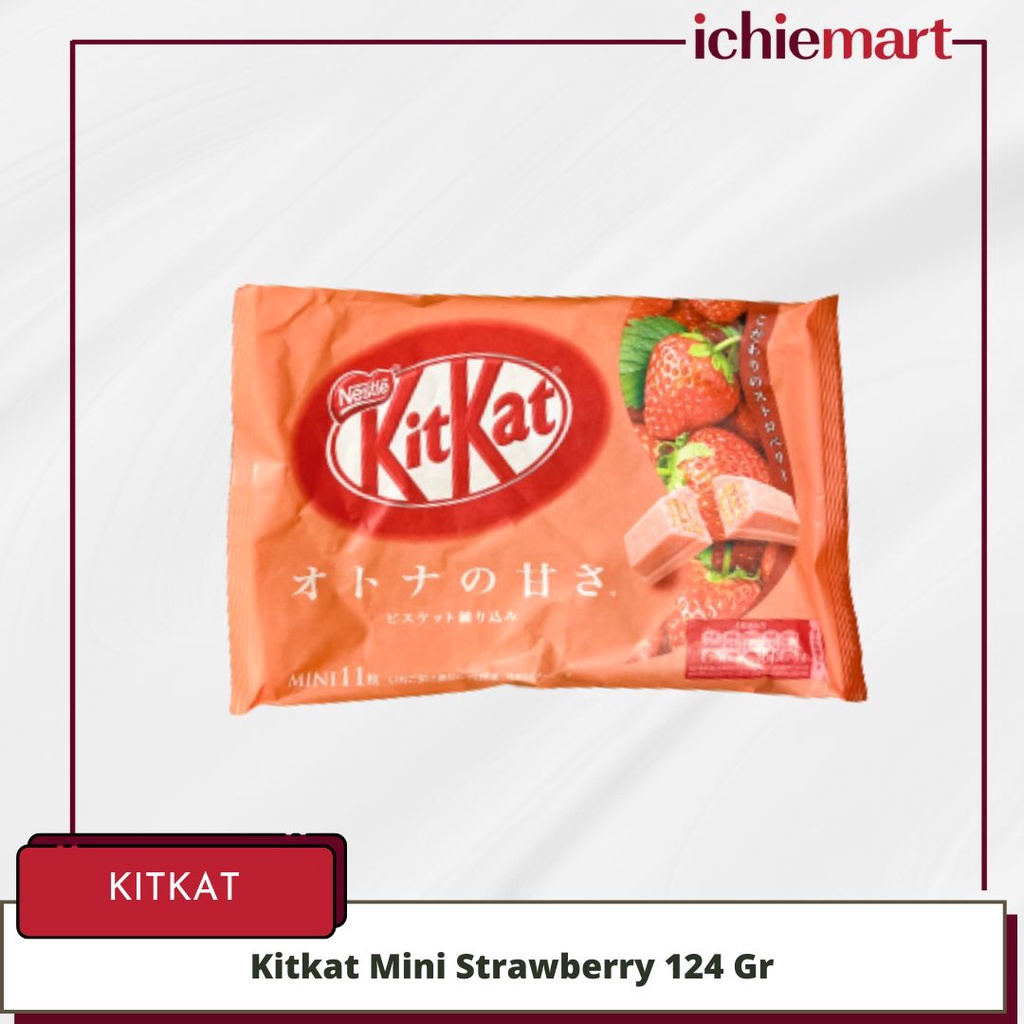 Jual Kitkat Mini Strawberry 113 Gr | Shopee Indonesia
