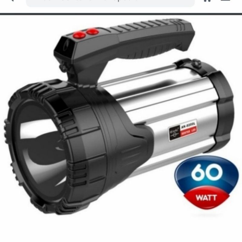 Jual Senter commander led Aoki Ak8200L 60watt | Shopee Indonesia