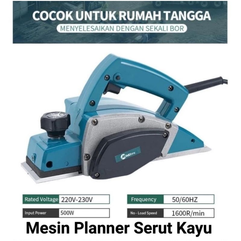 Jual Mesin Serut Kayu Elektrik / Electric Wood Planner Machine / Serut ...