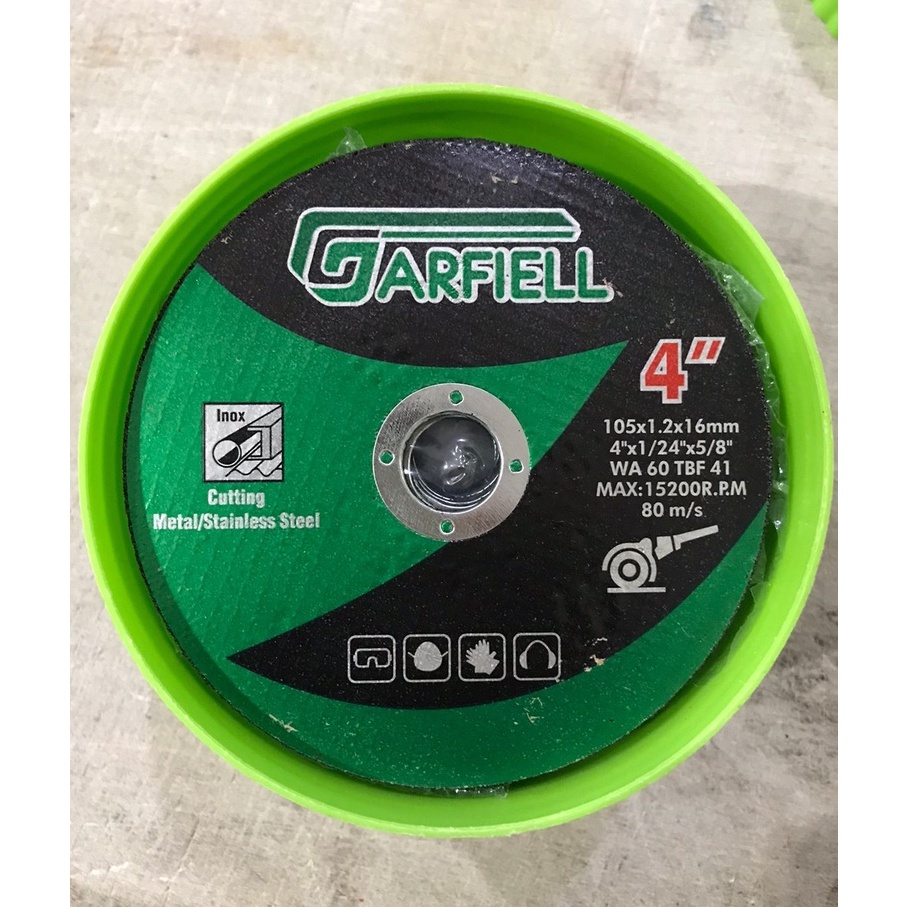 Jual BATU POTONG GURINDA 4 INCH GARFIELD // CUTTING WHEEL GERINDA ...