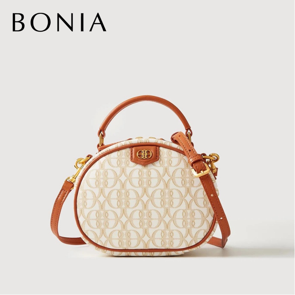 Jual Bonia - La Luna Monogram Round Crossbody Bag | Shopee Indonesia