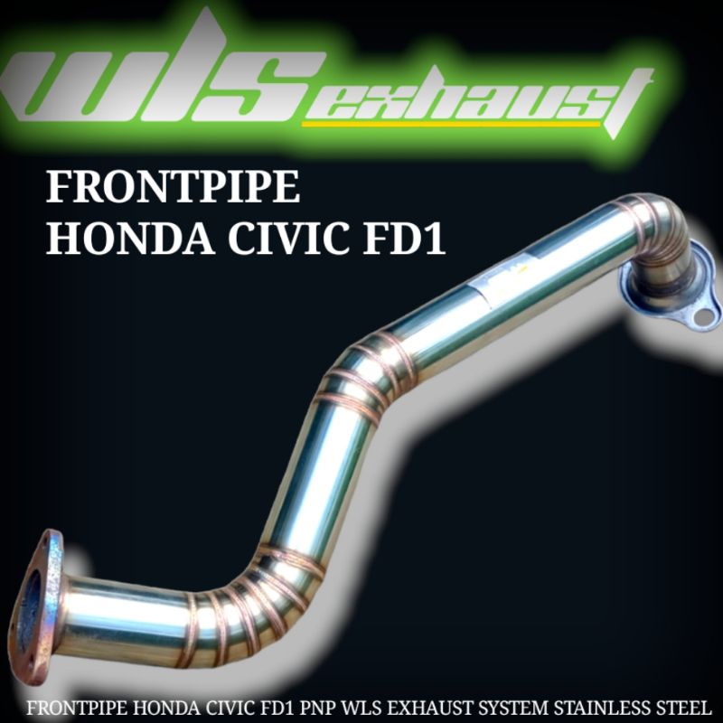 Jual FRONTPIPE CIVIC FD1 PNP WLS EXHAUST SYSTEM STAINLESS STEEL ...
