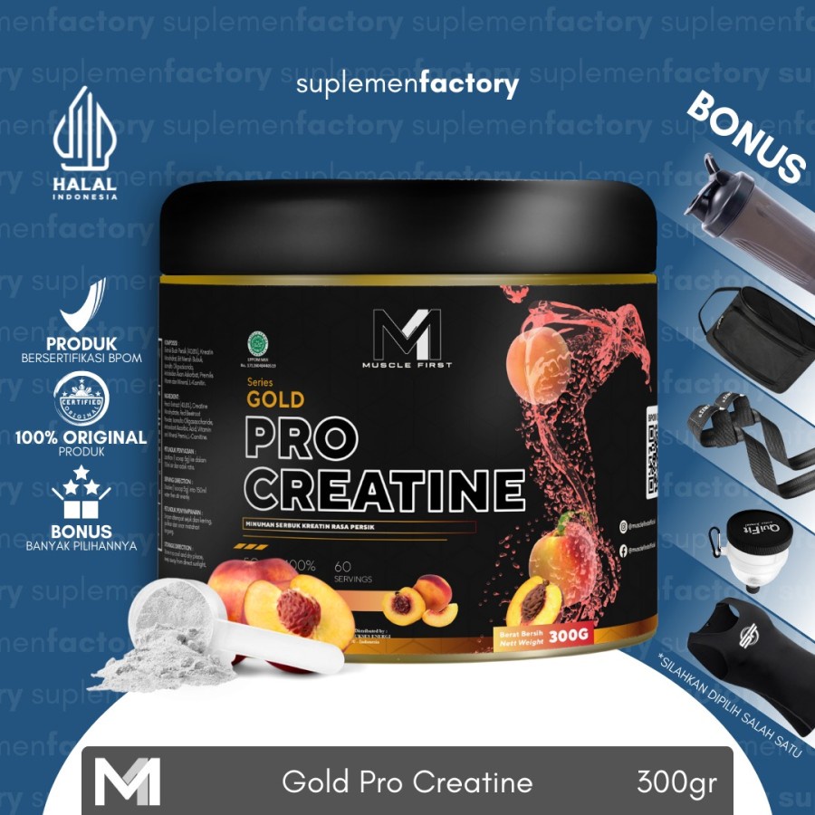 Jual Muscle First Pro Creatine 60 Serving 300 Gram Monohydrate M1 ...