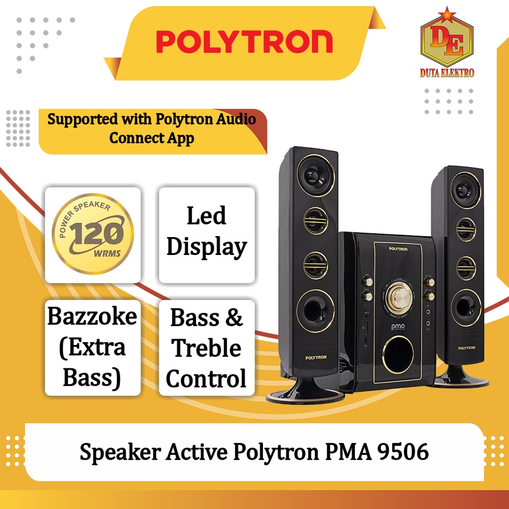 Jual Speaker Active Polytron PMA 9506 | Shopee Indonesia