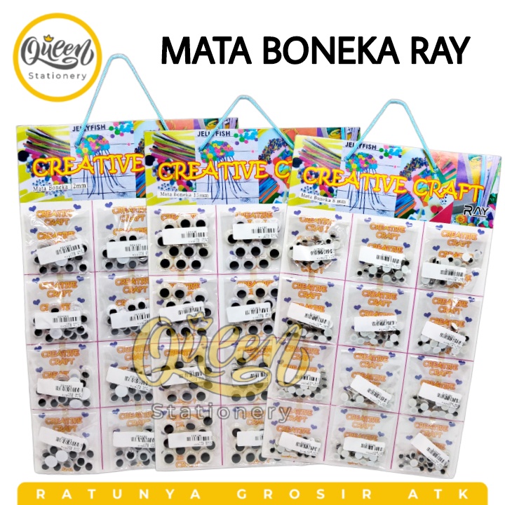 Jual 1 PCS MATA BONEKA RAY / MATA PALSU BONEKA / MATA MAINAN / MATA ...