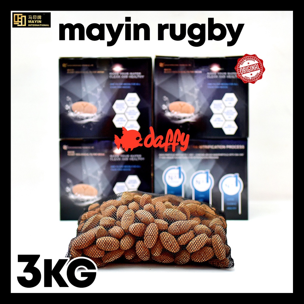 Jual MAYIN RUGBY 3 KG media filter | Shopee Indonesia