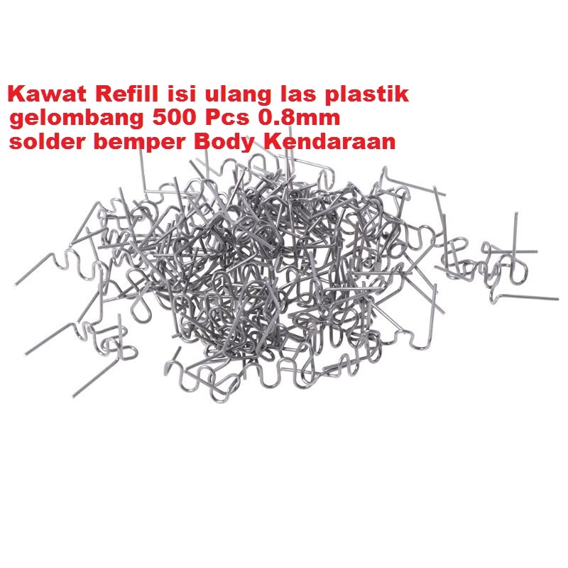 Jual Kawat Refill isi ulang las plastik gelombang 1000 Pcs 0.8mm solder ...