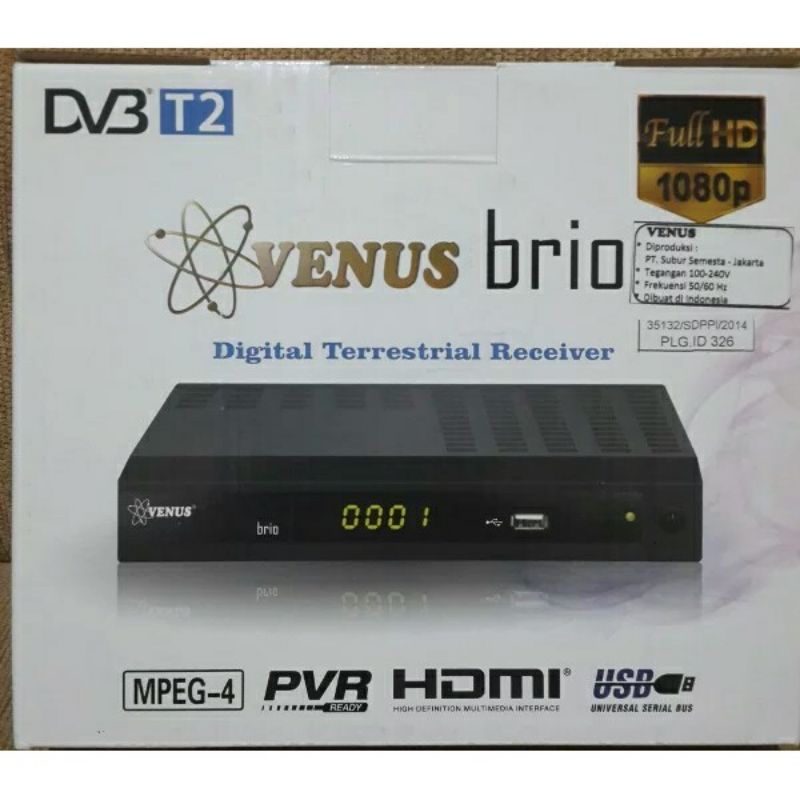 Jual SET TOP BOX DVB-T2 VENUS NEW BRIO | Shopee Indonesia