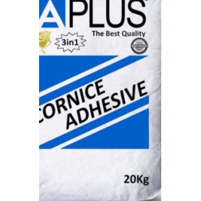 Jual COMPOUND GYPSUM APLUS / KOMPON GIPSUM A PLUS CORNICE ADHESIVE 20kg ...