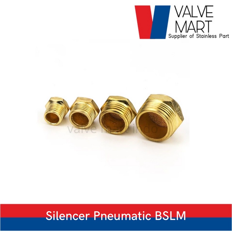 Jual Silencer Pneumatic BSLM 1/8 , BSLM 1/4 , BSLM 3/8 , BSLM 1/2 | Shopee Indonesia