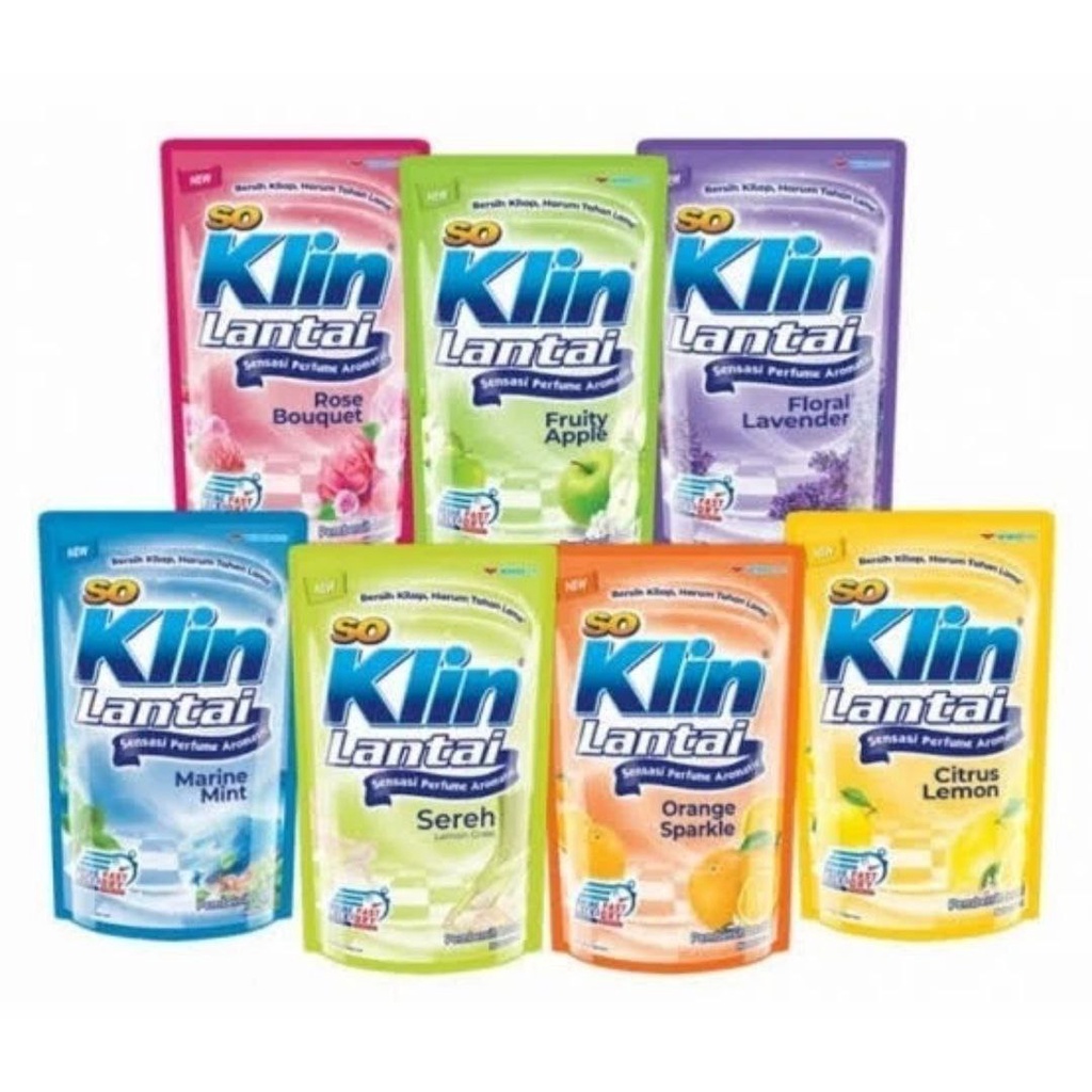 Jual So Klin Lantai Refill 345ml - So Klin Pewangi Pel Lantai ...