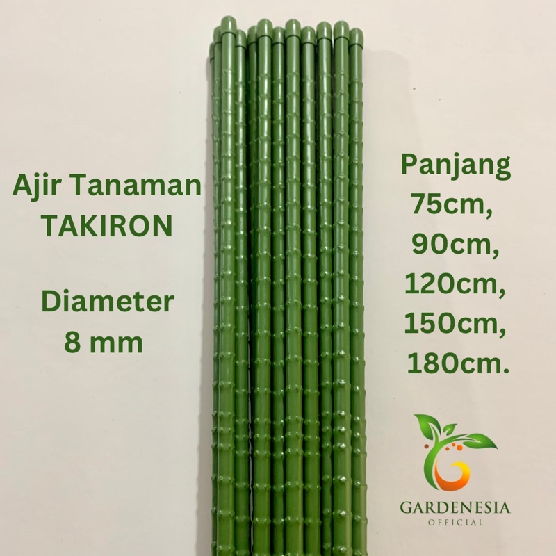 Jual Ajir Penyangga Tanaman Modern / Plant Stake Takiron Diameter 8 mm x Panjang 75 90 120 150 ...