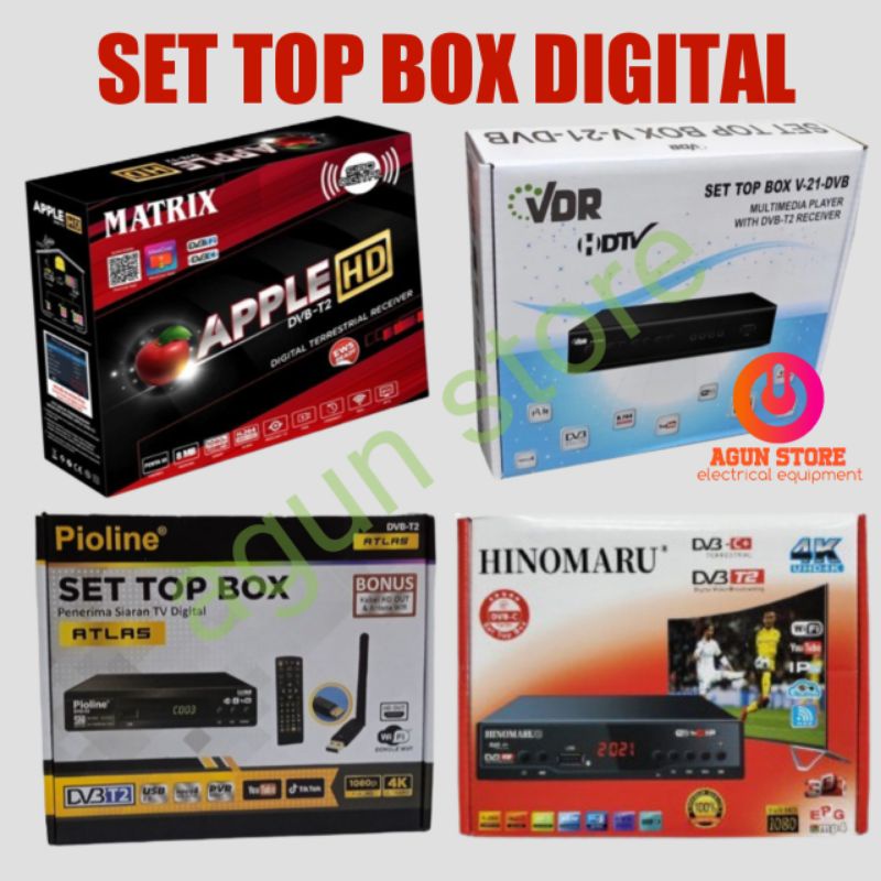 Jual Set Box / Set top box digital Matrix Apple / Hinomaru / VDR ...