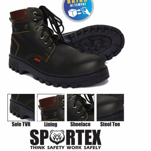 Jual safety shoes by sportex type XS - Cokelat, 41 | Shopee Indonesia