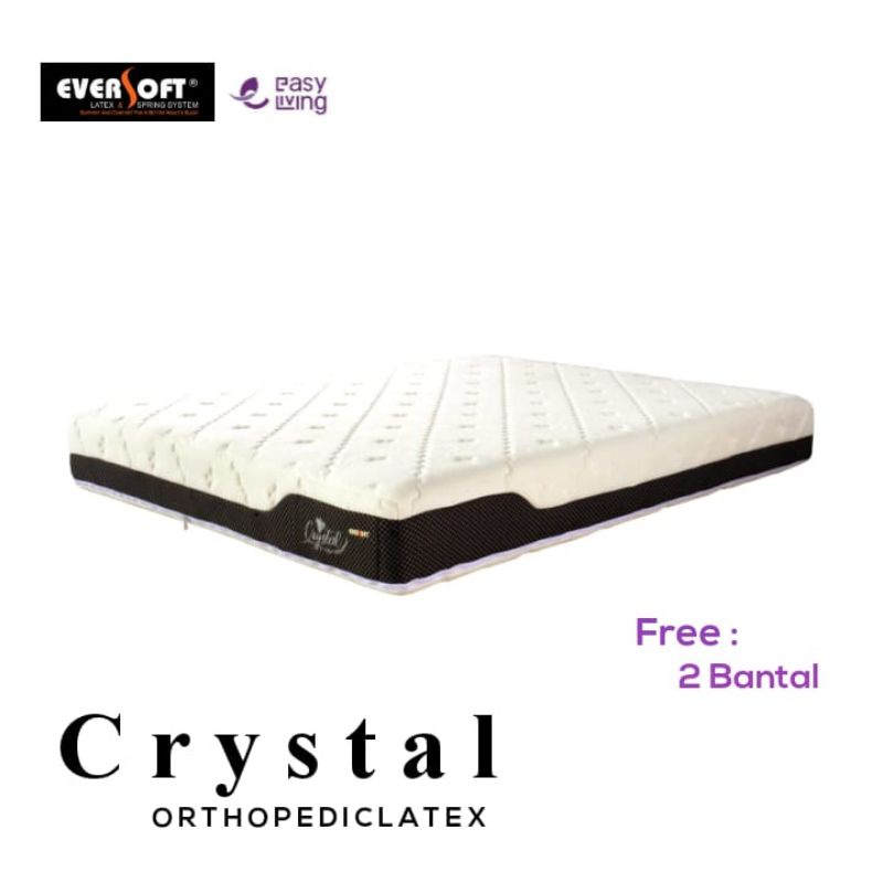 Jual Eversoft Springbed CRYSTAL Orthopedic Latex ( Mattrass Only ...