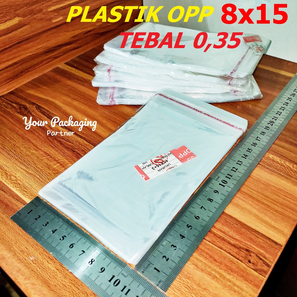 Jual PLASTIK OPP ROTI (SEAL / LEM) 6X6 7X7 8X8 9X9 10X10 11X11 12X12 13X13 14X14 15X15 KEMASAN ...