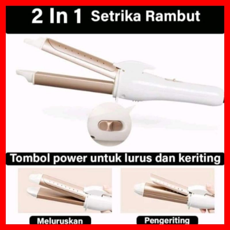 Jual CATOK RAMBUT 2 IN 1 MELURUSKAN DAN PENGERITING | Shopee Indonesia