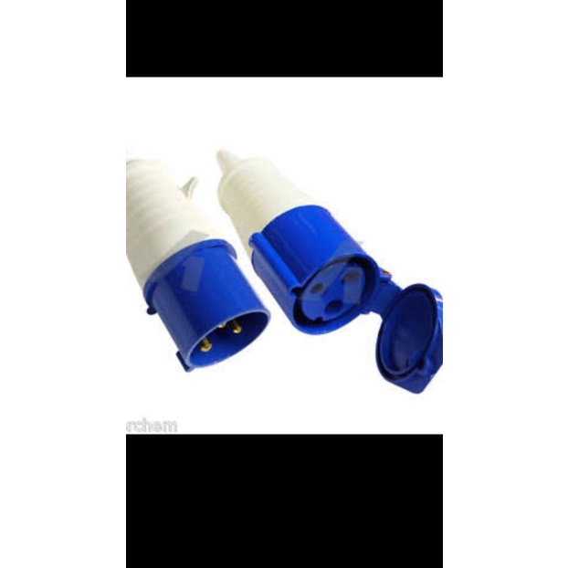 Jual plug socket industri mobile mounting 3 pin 16A IP44 set cina ...